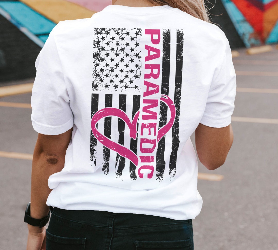 Paramedic Flag T-shirt: First Responder Gift - Etsy
