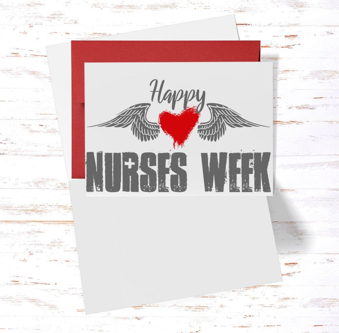 Happy Nurse's Week Card, Nurse Week Card, Greeting Card for Nurse ...