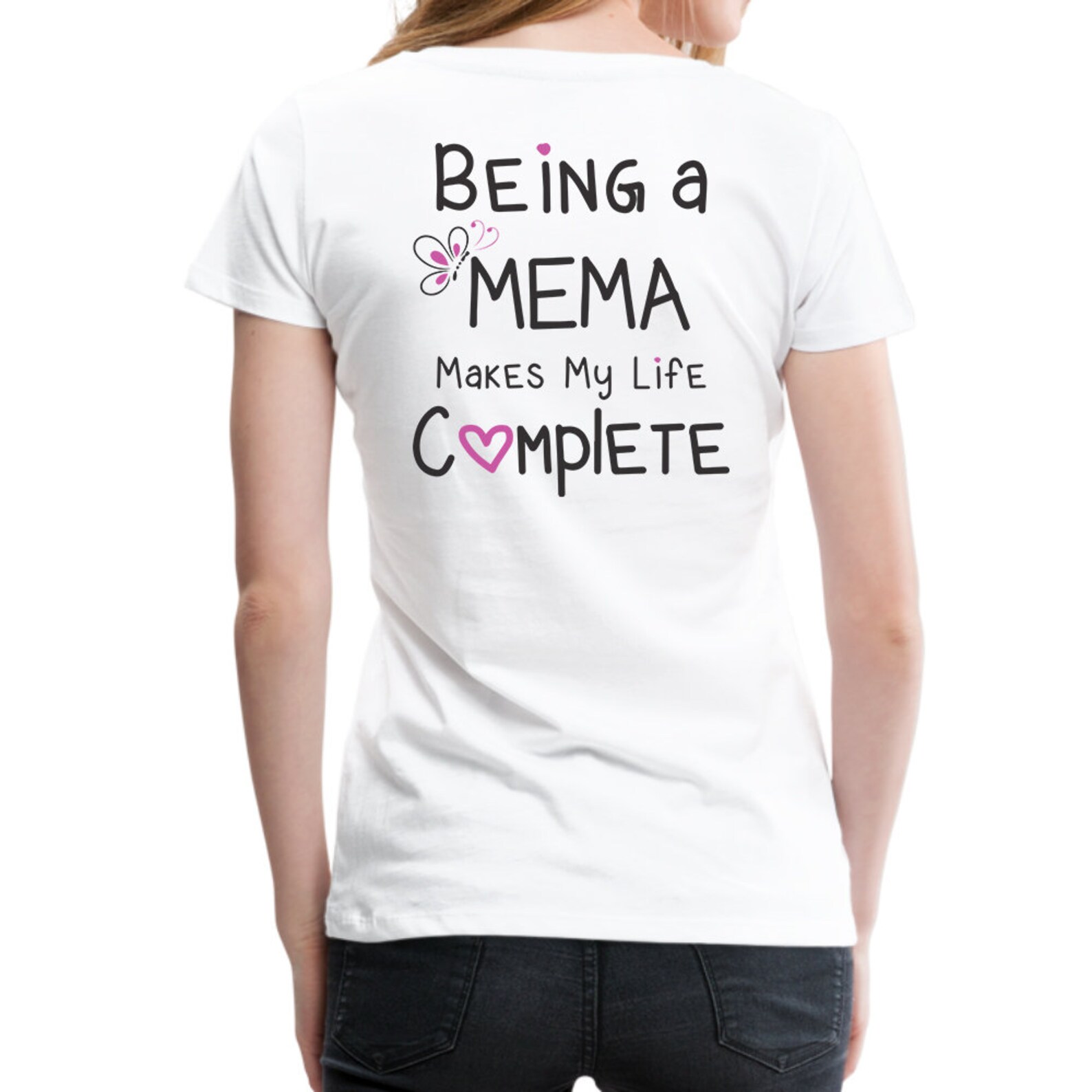 Mema Shirt Being a Mema Makes My Life Complete T-shirt Mema | Etsy