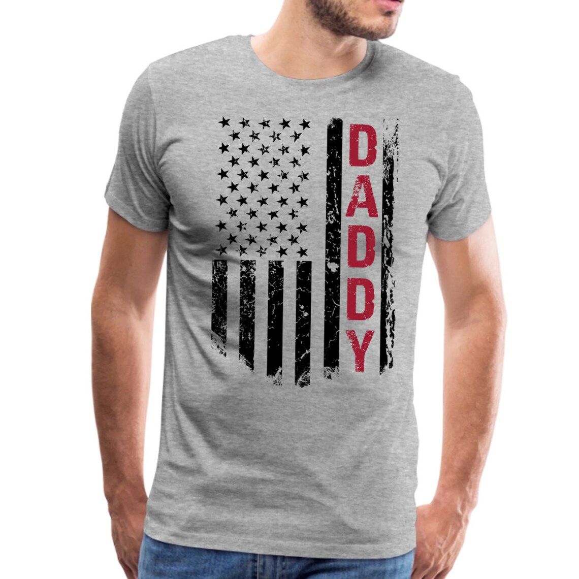 American Flag Daddy Shirt Dad Shirt Husband Shirt | Etsy