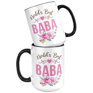 Worlds Best Baba Mug, Baba Gift, Best Baba Mugs, Baba Ceramic Coffee ...