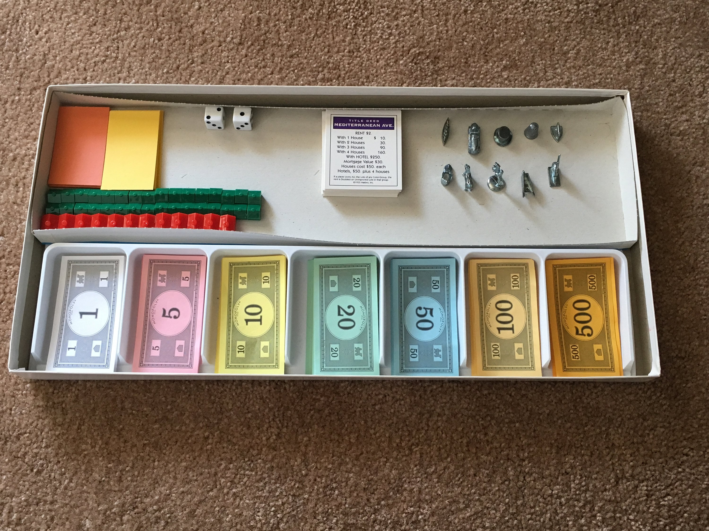 vintage 1996 Canadian Monopoly game with french words on board