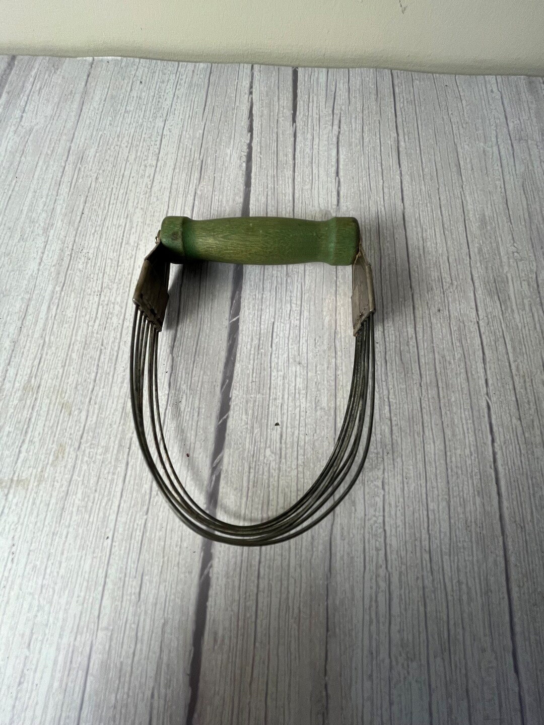 Vintage Androck Green Handle Wooden Pastry Cutter - Etsy