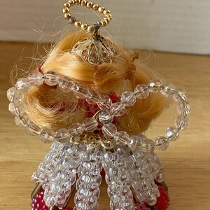 Set of 2 Vintage Bead and Safety Pin Dolls. - Etsy