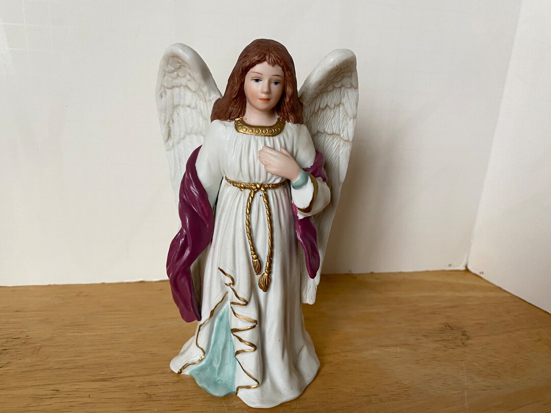 Vintage Homco Porcelain Bisque Angel No 5116 - Etsy