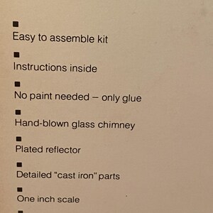 Chrysolite Set of 3 Hand Blown Glass Oil Lamps Kits for Dollhouses - 2 ...