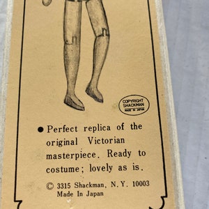 Shackman Mannikin Doll With Porcelain Ceramic Head and Shoulders With ...