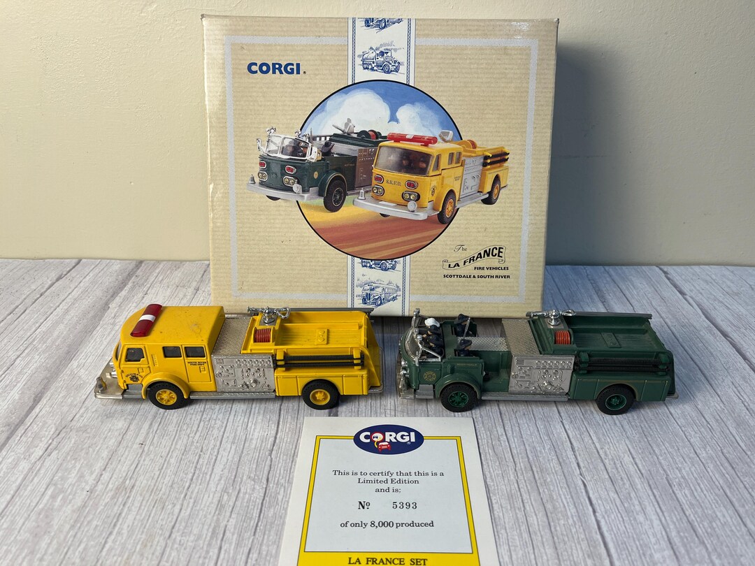 Corgi Limited Edition La France Set Fire Vehicles 5393/8000 - Etsy