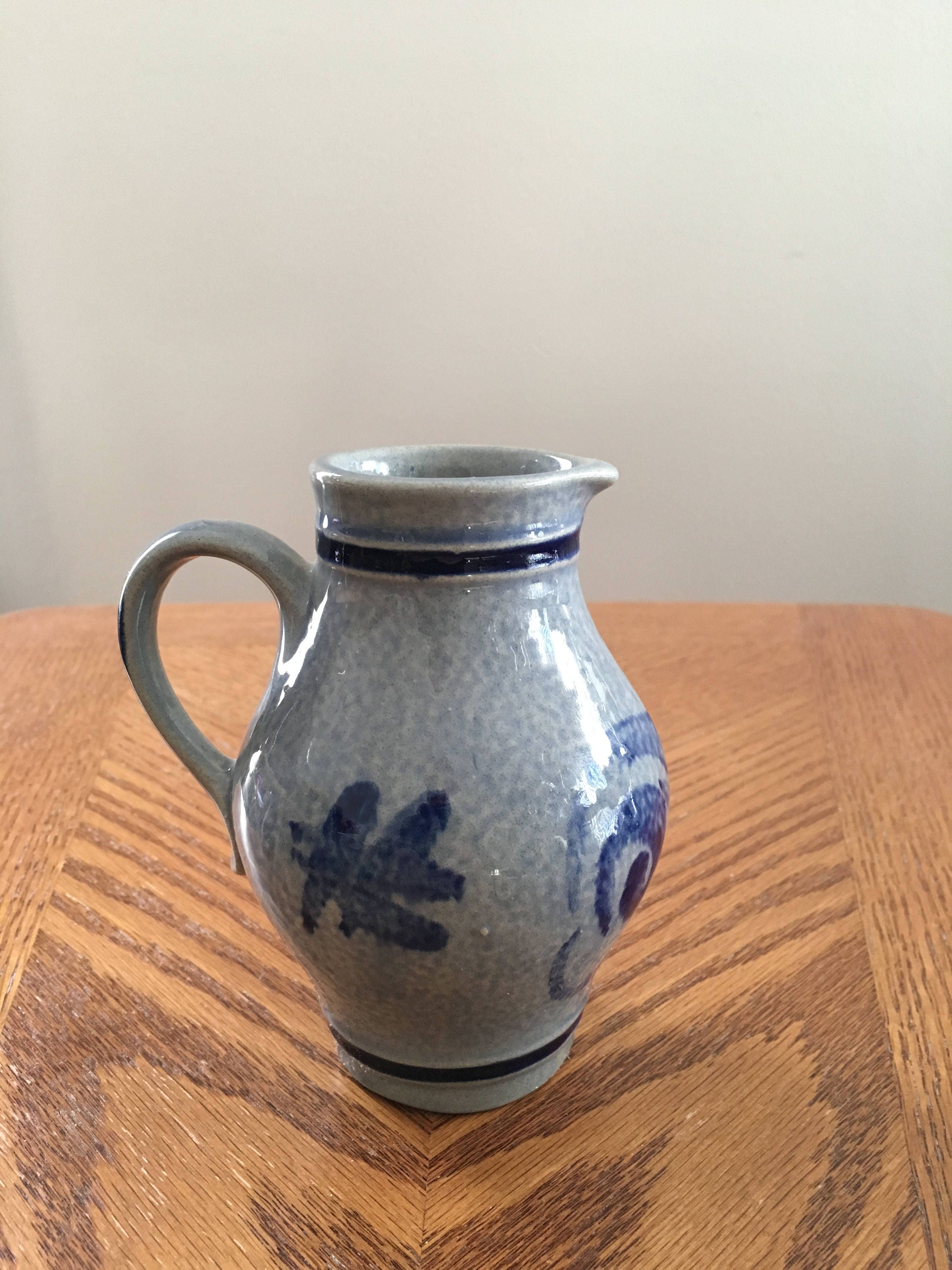 Vintage 1950's Marzi & Remi 3061 salt glaze .25 liter pitcher