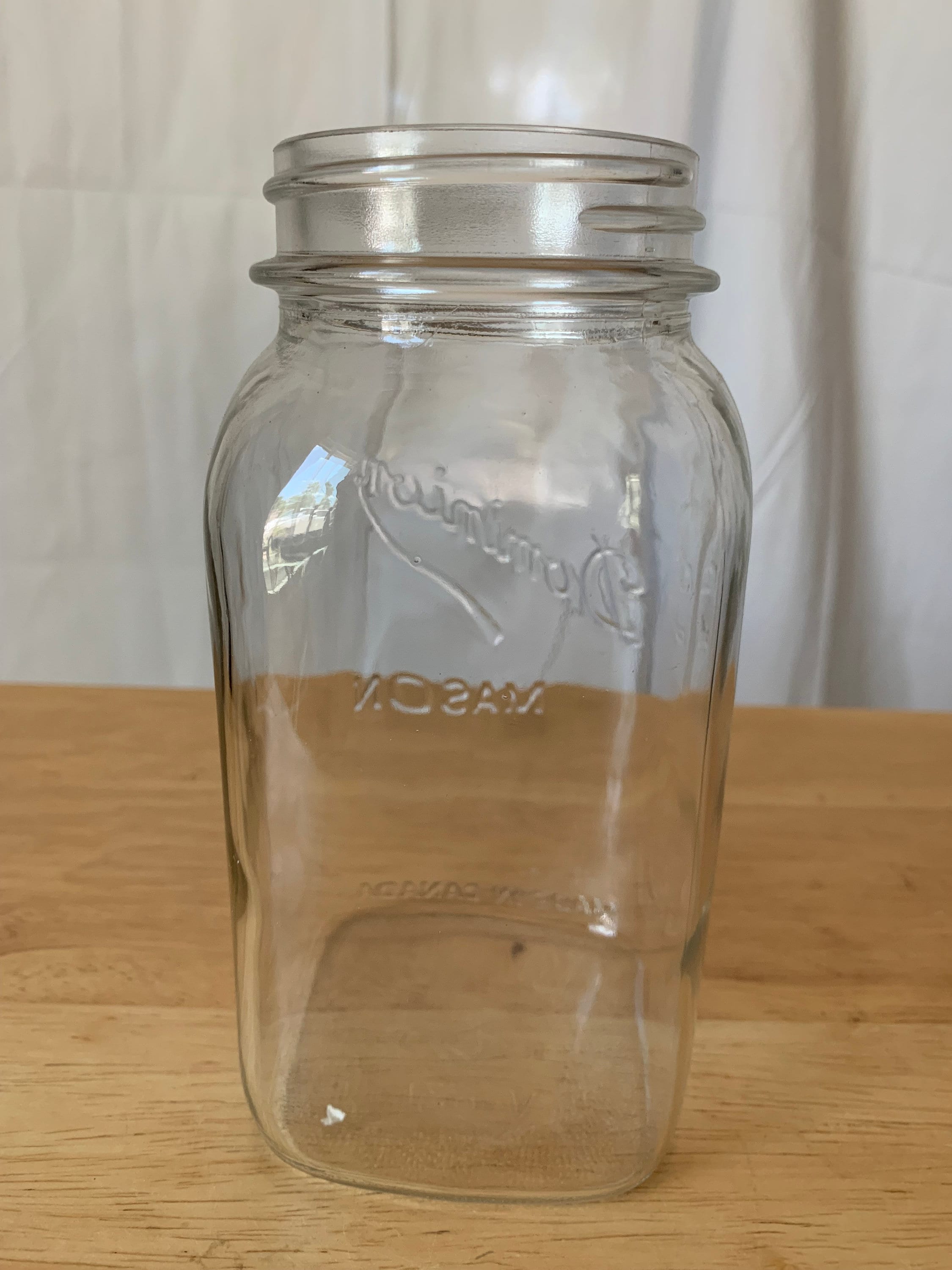 Vintage Square Mason Jars