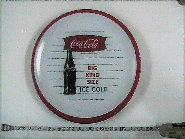 set of 4 plastic Coca-Cola (Coke) dinner plates