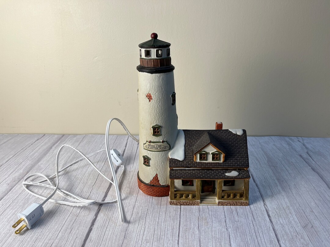 Lighted 1997 Lemax Lighted Lighthouse - Etsy