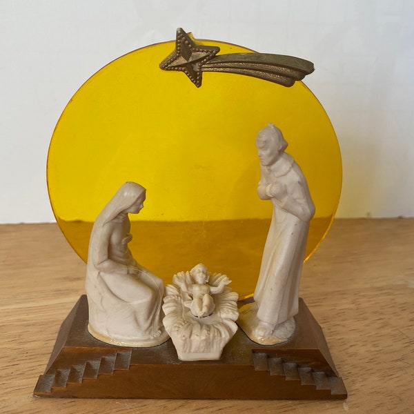 Plastic Nativity - Etsy