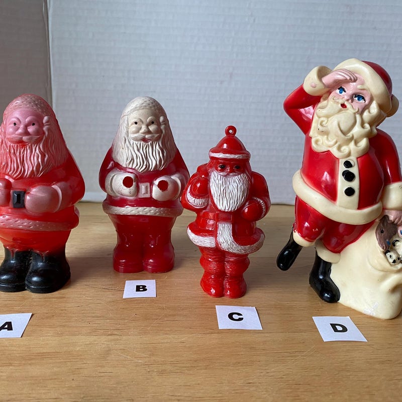 Plastic Santa - Etsy