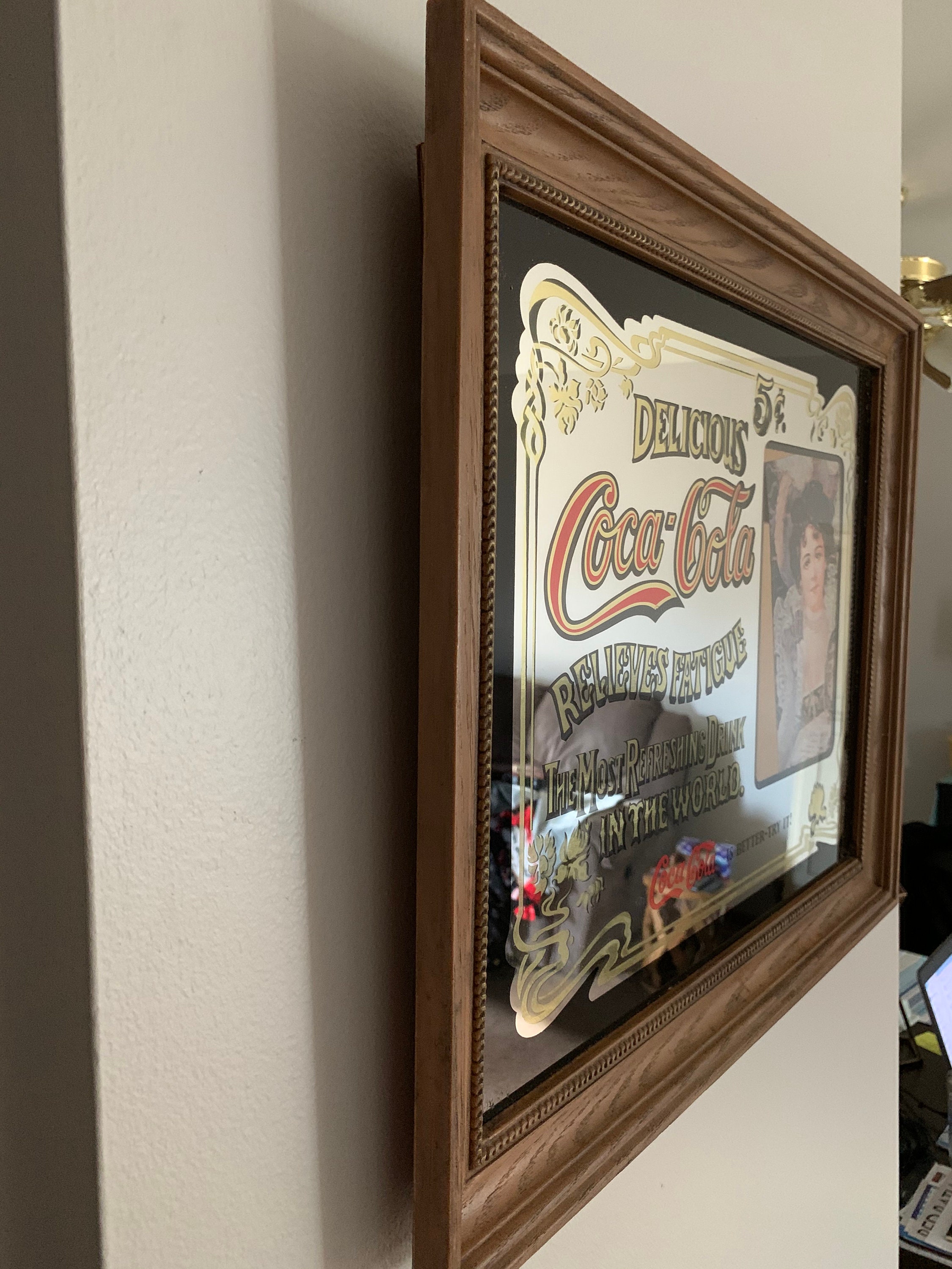 Vintage Coca-Cola mirror