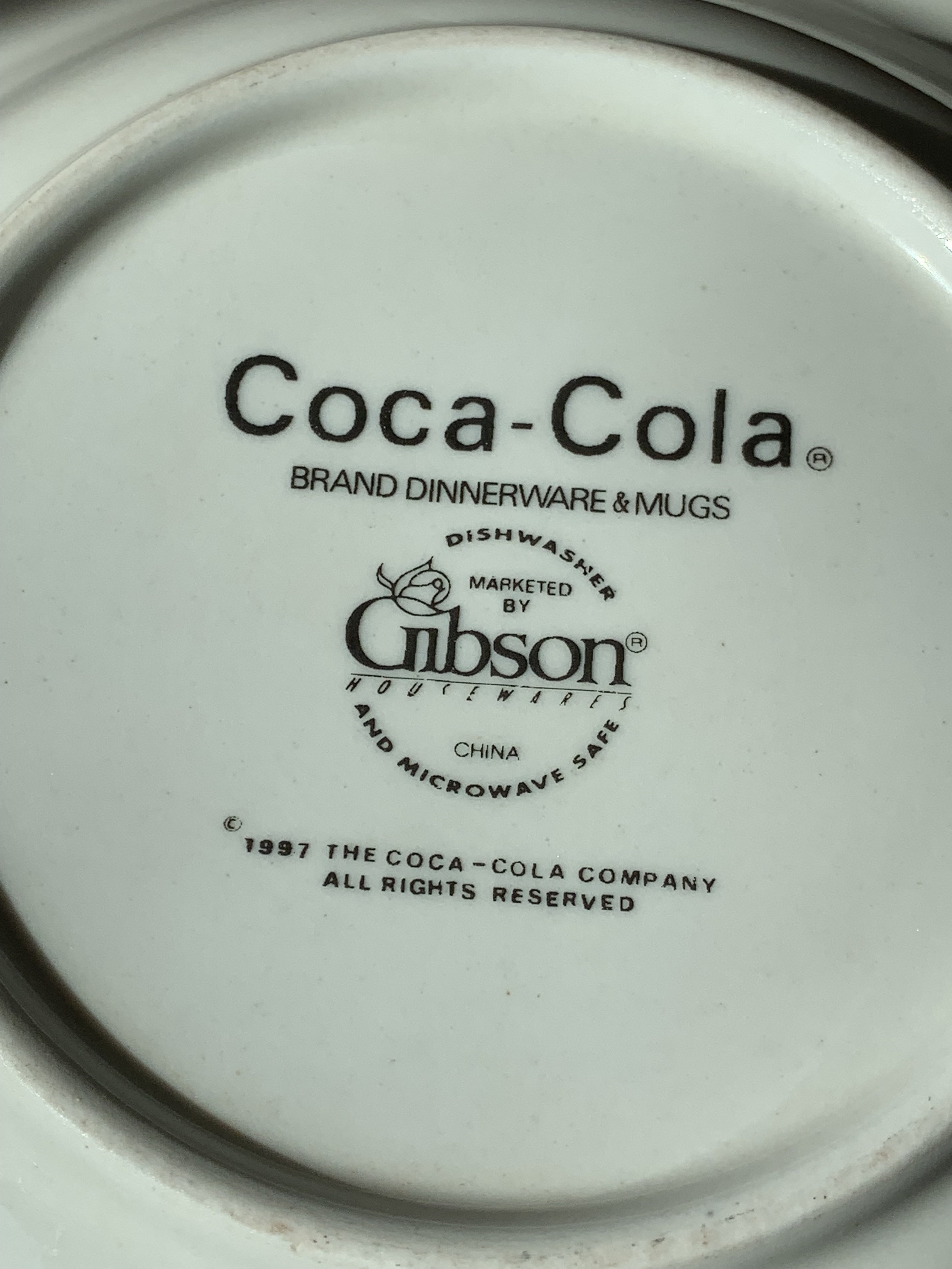 4 Coca-Cola cereal bowls