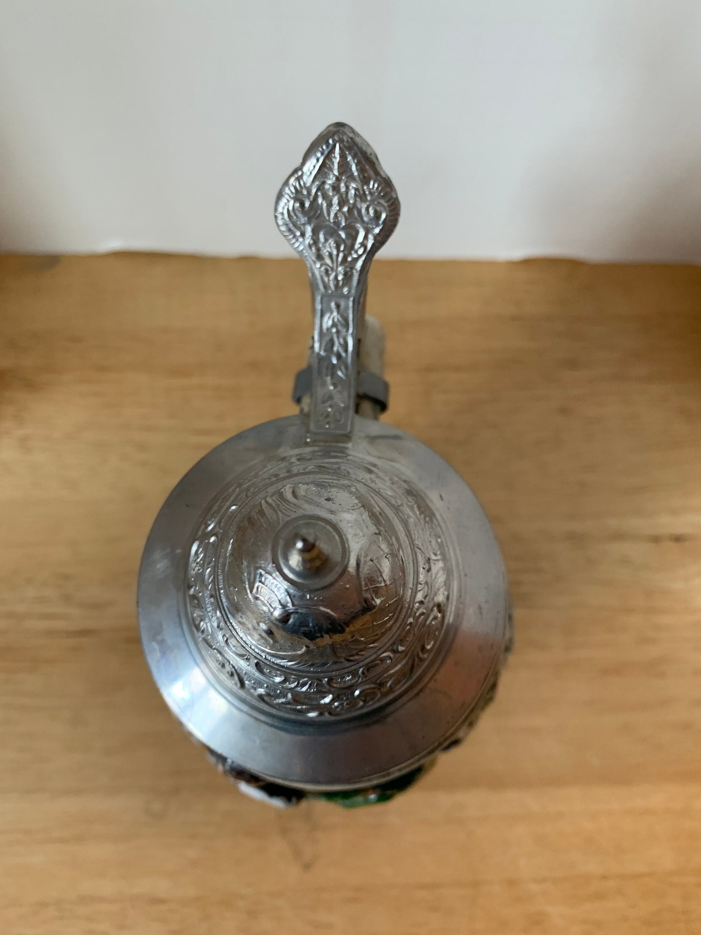 Vintage original Thewalt lidded German beer stein