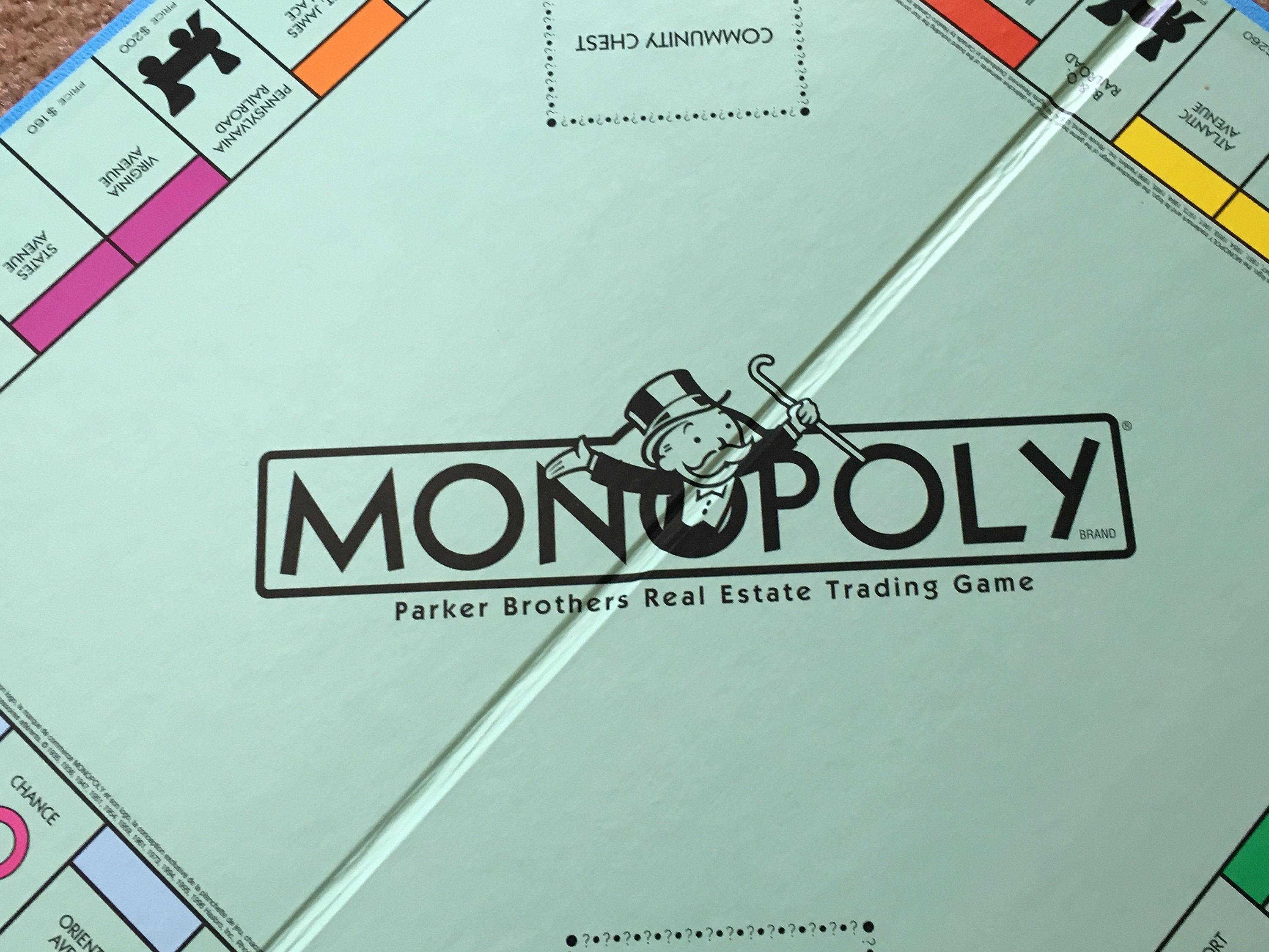 vintage 1996 Canadian Monopoly game with french words on board