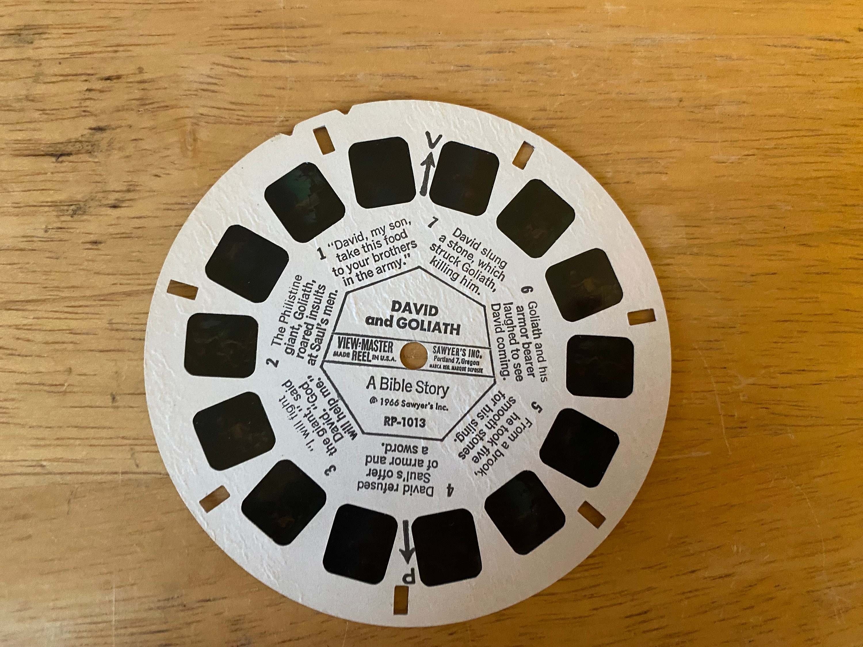 Choice of 1966 David and Goliath Reel RP-1013 or 1965 Noah's Ark 3 Disc ...