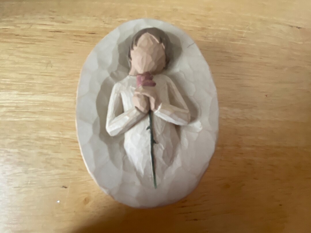 Vintage Willow Tree "loving Angel" Keepsake Box - Etsy