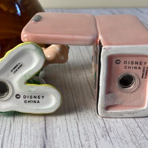 Disney Goofy's Midnight Fridge Raid Salt and Pepper Shaker Ceramic Set ...