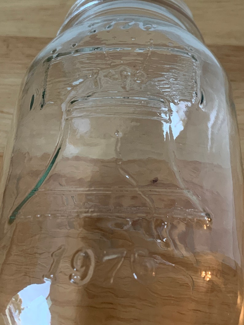 Vintage 1776 - 1976 Mason Bicentennial Clear 1 Quart (4 Cup) Mason Jar ...