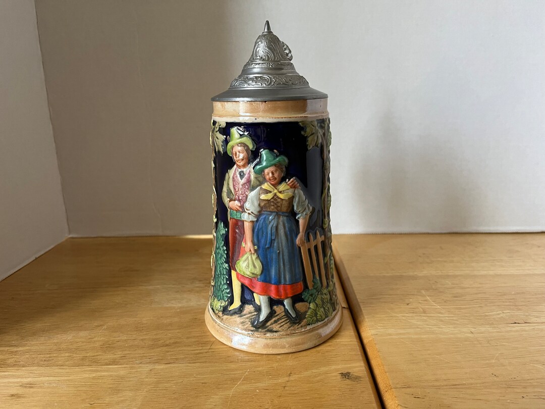 Vintage 1950's Marzi & Remi Lidded Beer Stein - Etsy