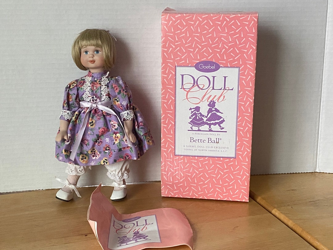 1995 Goebel Doll Club Porcelain Doll by Bette Ball Goebel With Original ...