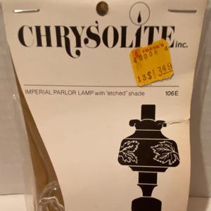 Chrysolite Set of 3 Hand Blown Glass Oil Lamps Kits for Dollhouses - 2 ...