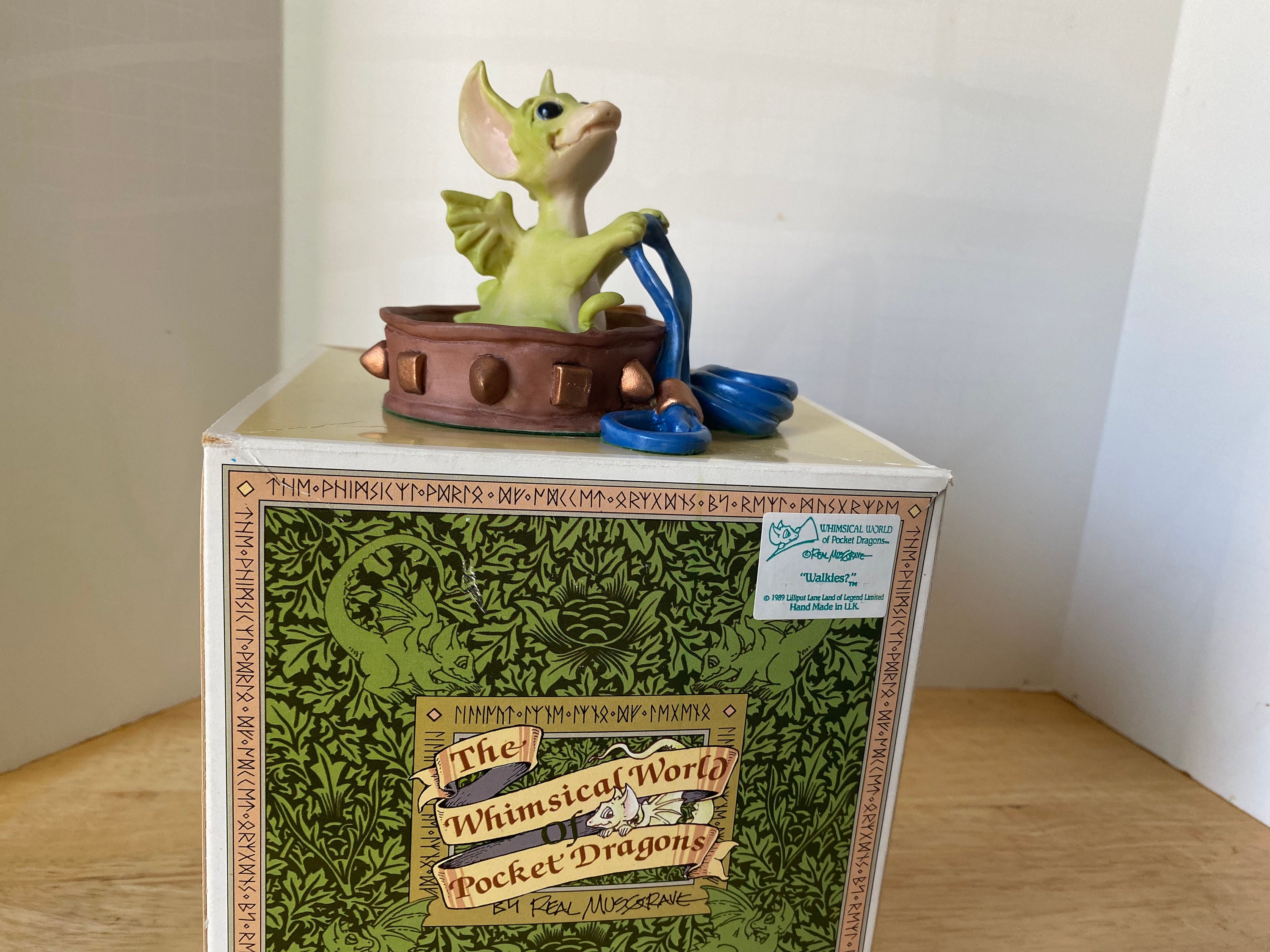 Walkies - Real Musgrave Whimsical World of Pocket Dragon Figurine with ...