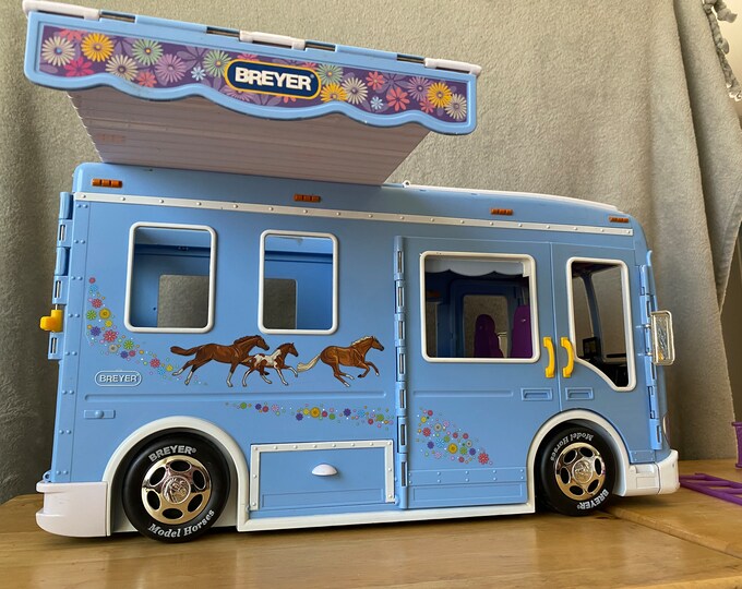 Breyer Horse Cruiser Trailer Van RV Motorhome 2008 Blue Retired - Etsy