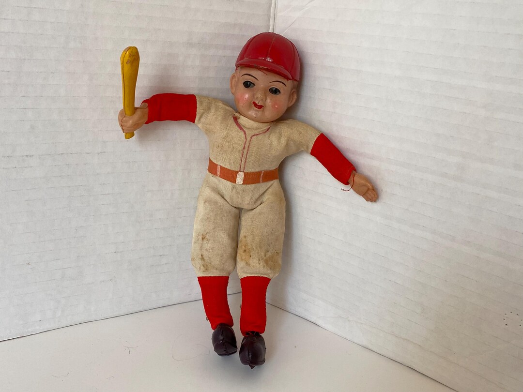 1950s Vintage Celluloid Baseball Player Doll Japan - Etsy