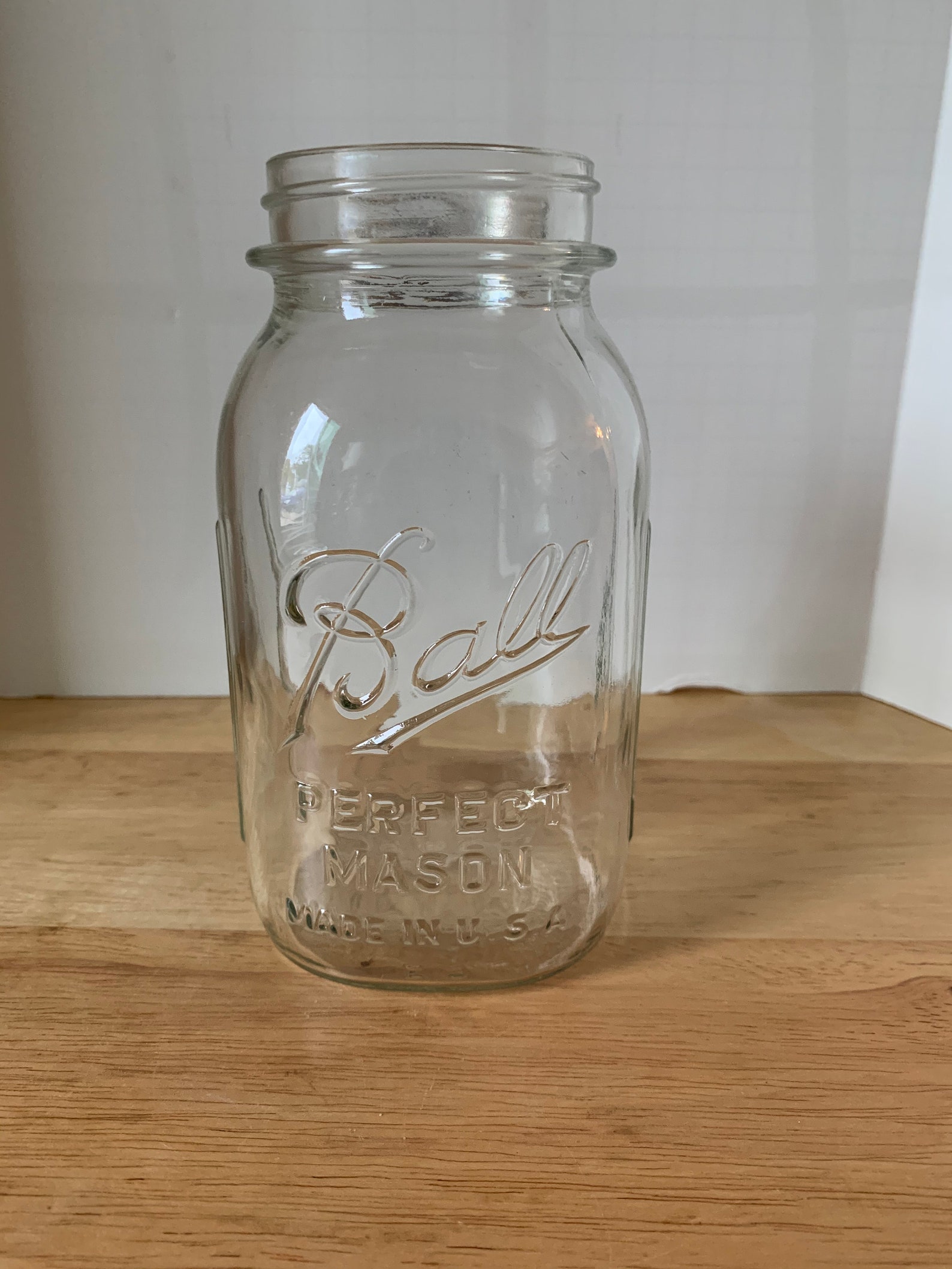 Vintage Ball Clear 1 Quart 32 Ounces Perfect Etsy