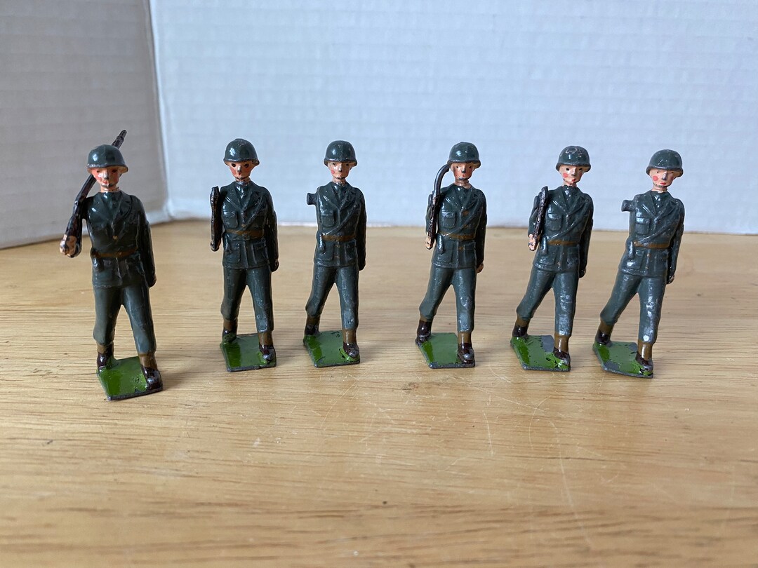 Set of 6 British Ltd. Army Infantry Lead Soldiers - Etsy