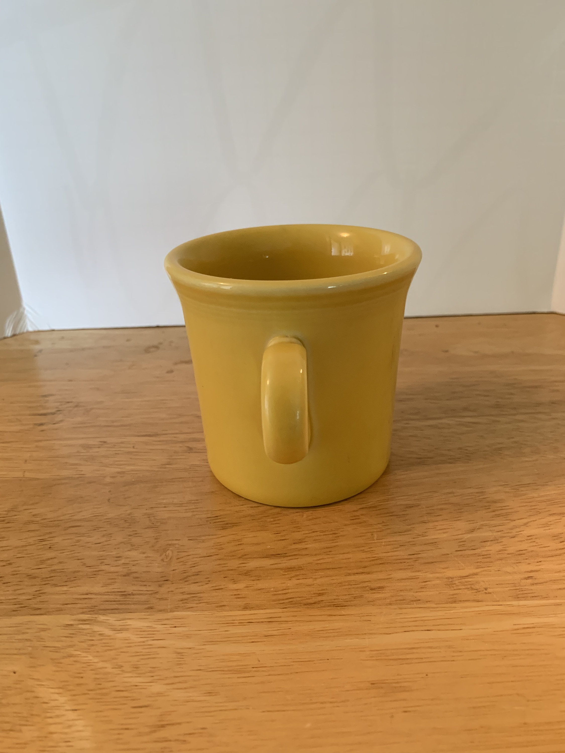 vintage 1930's Fiestaware yellow coffee mug