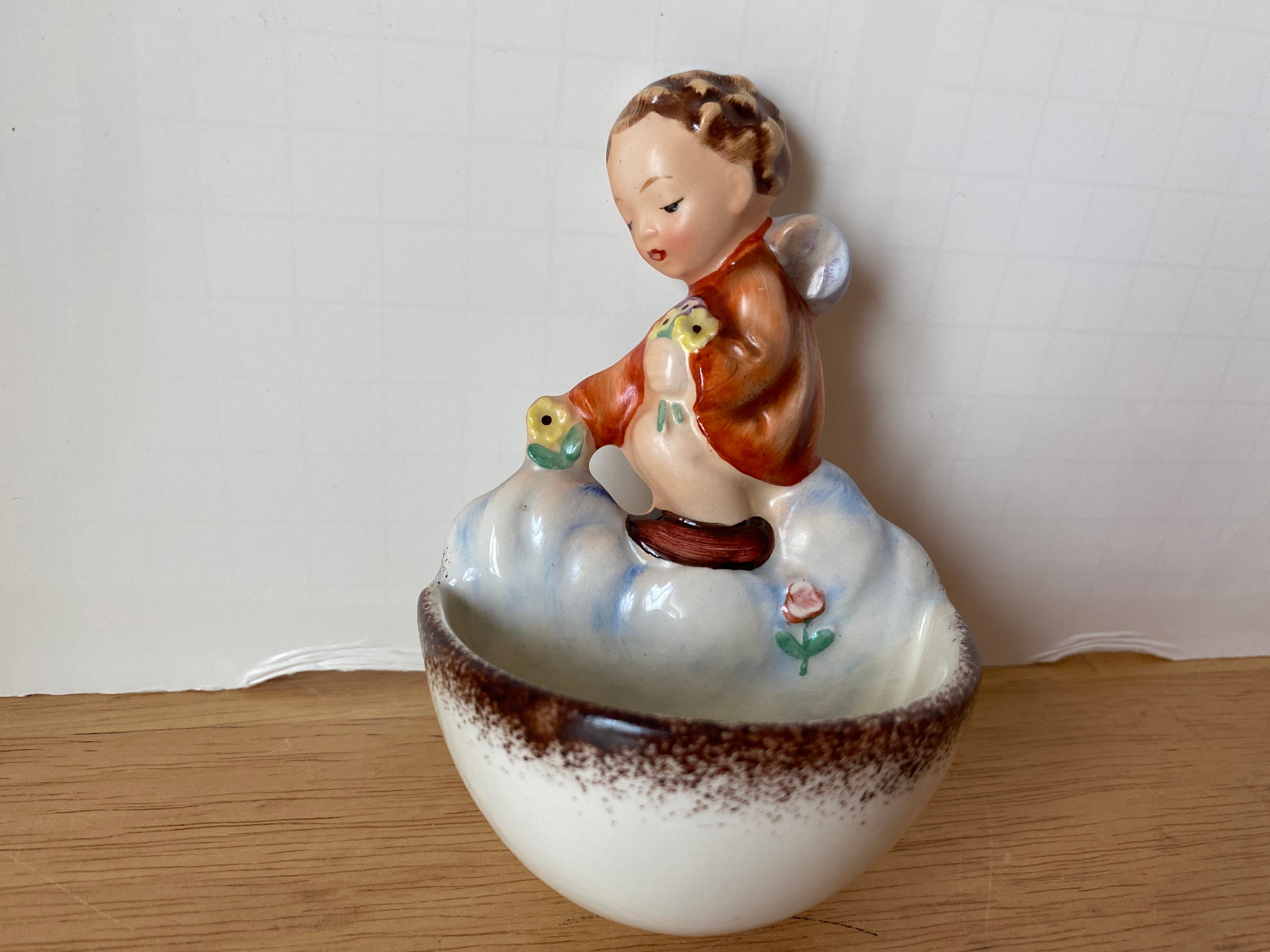 Vintage 4 5/8 Hummel angel Cloud Holy Water - Etsy