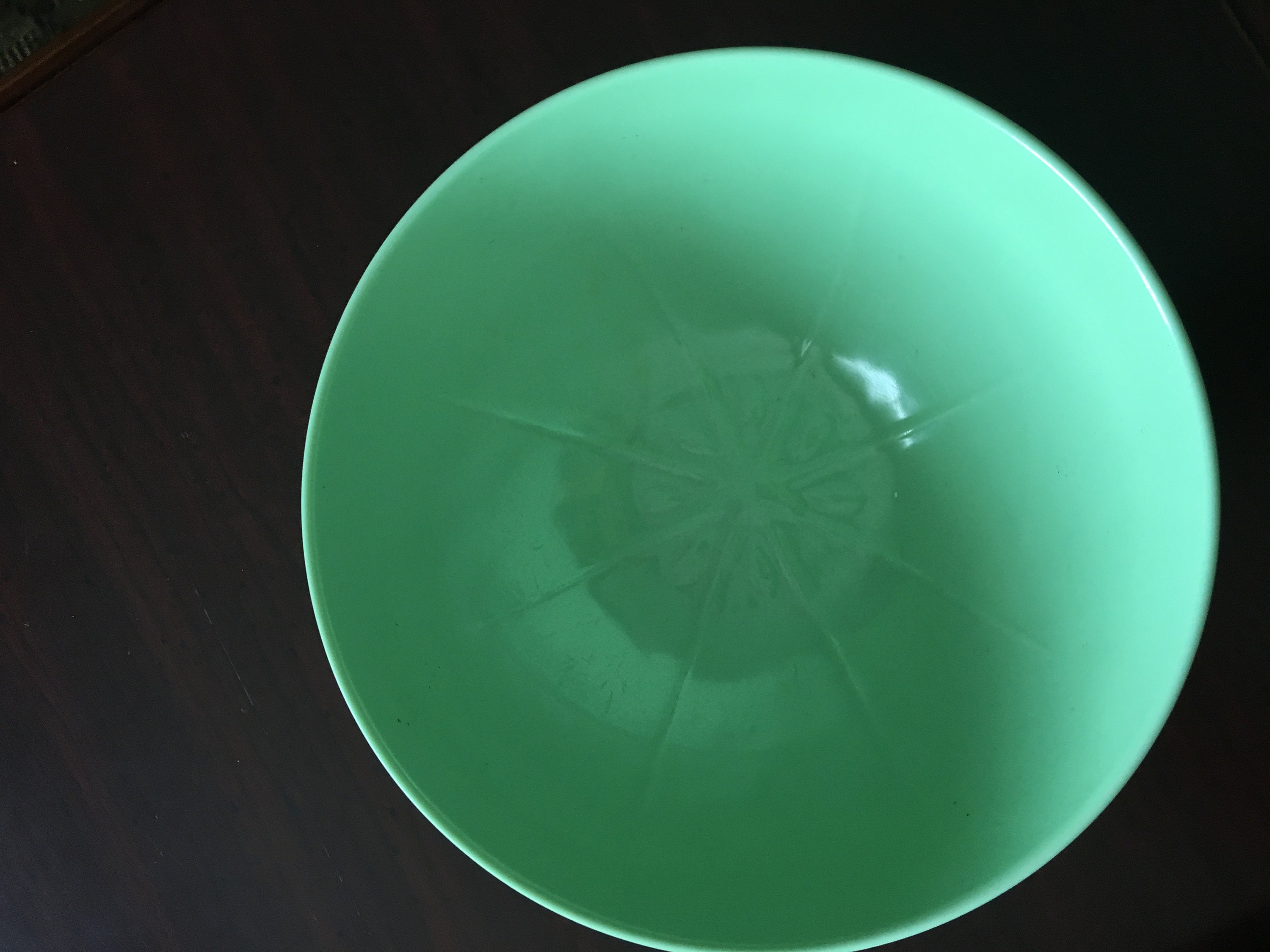 Vintage Summer lime green cereal bowl