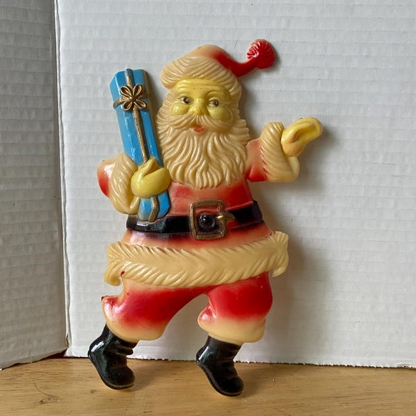 Plastic Santa - Etsy
