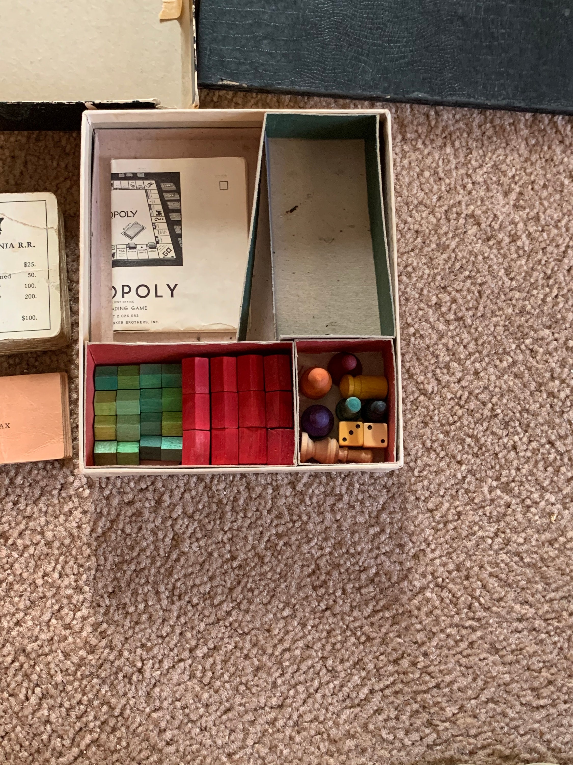 Monopoly original 1940s board game kids playing - omaticbap