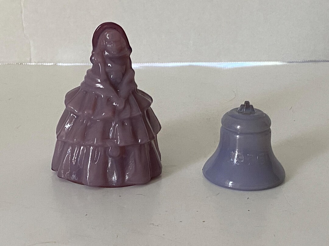 Choice of Vintage Boyd Purple Glass Louise Doll Degenhart Glass ...