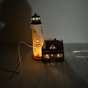 Lighted 1997 Lemax Lighted Lighthouse - Etsy