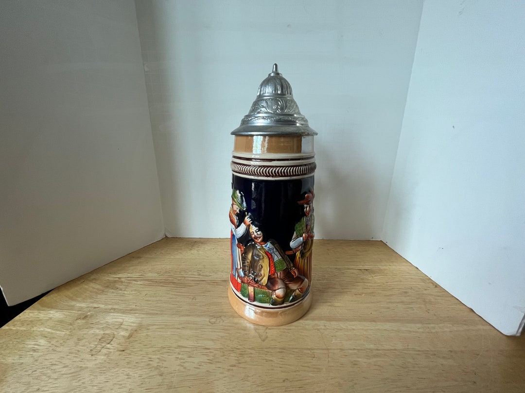 Lidded Original King Beer Stein - Etsy