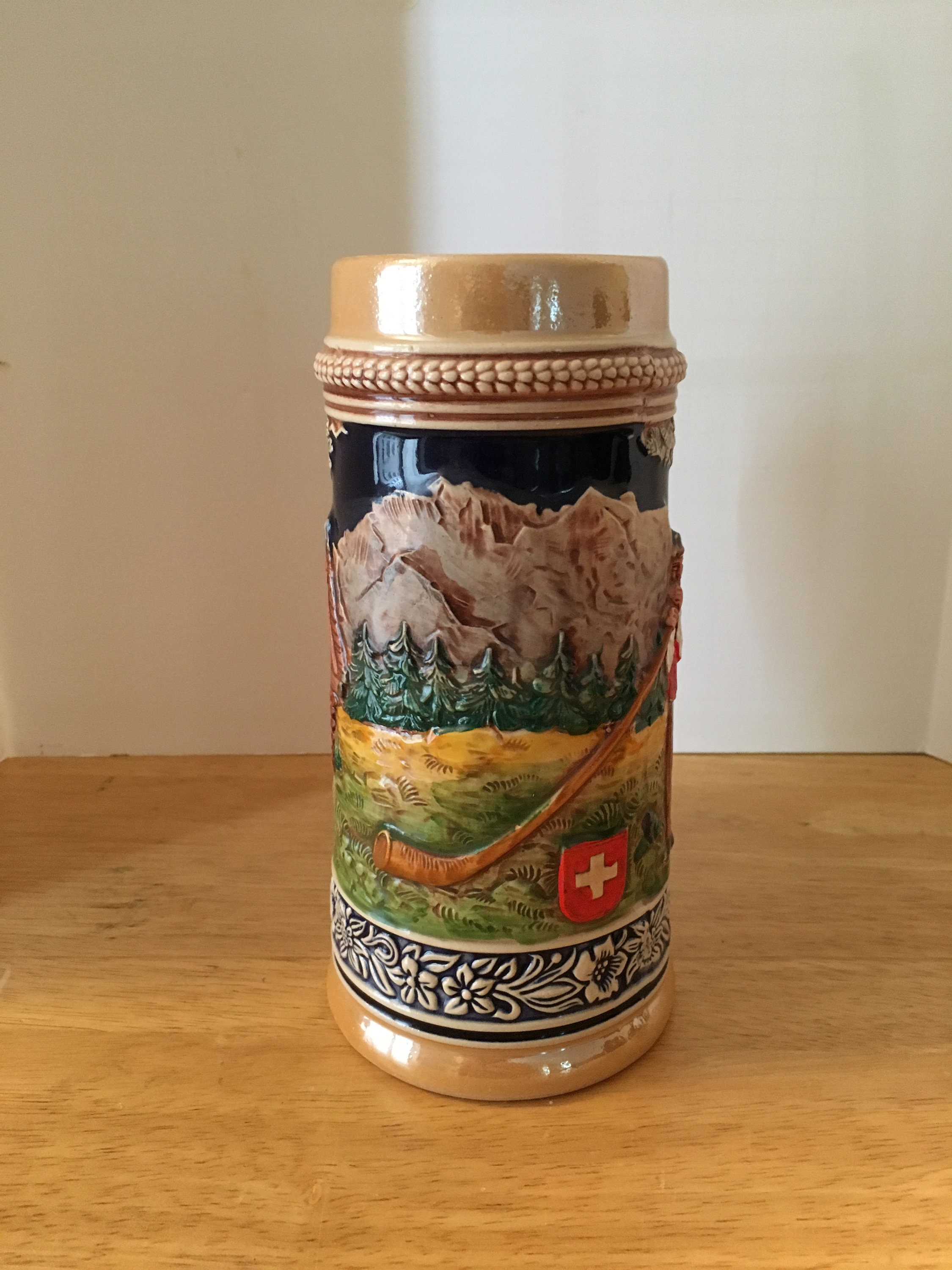 Vintage original Gerzit German beer stein Vintage original Gerzit German beer stein