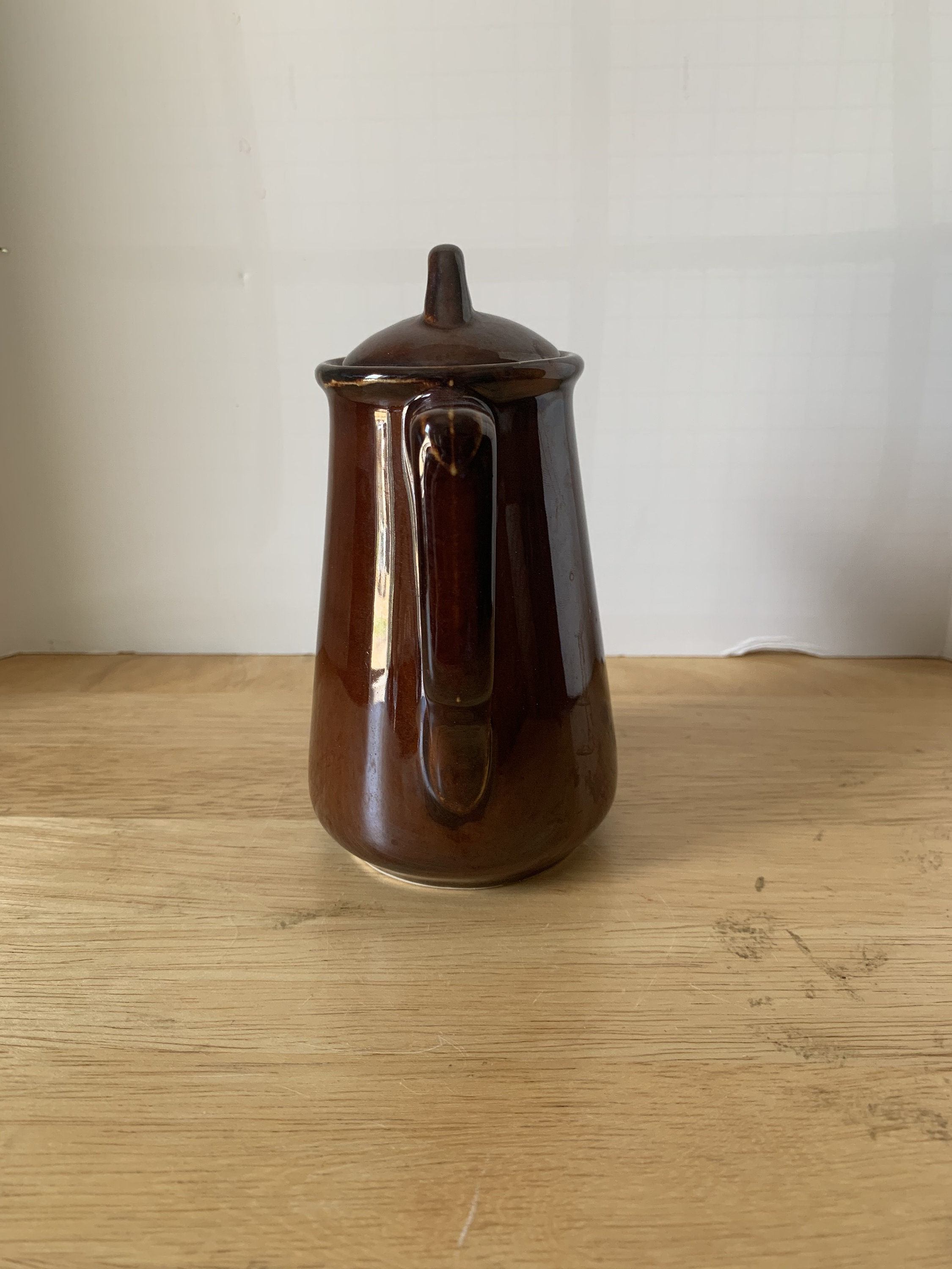 Vintage brown Hall tea pot