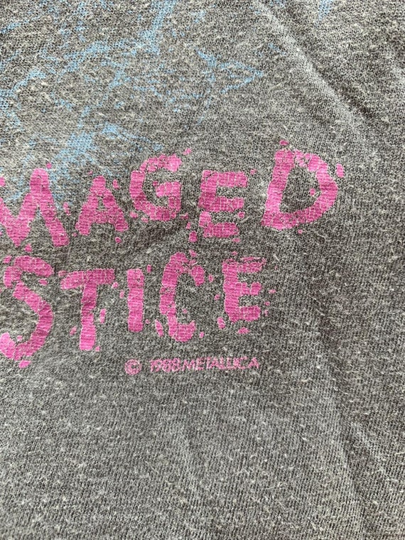 1988 vintage rare Metallica tee shirt damaged justice - Gem 1988 vintage rare Metallica tee shirt damaged justice - Gem