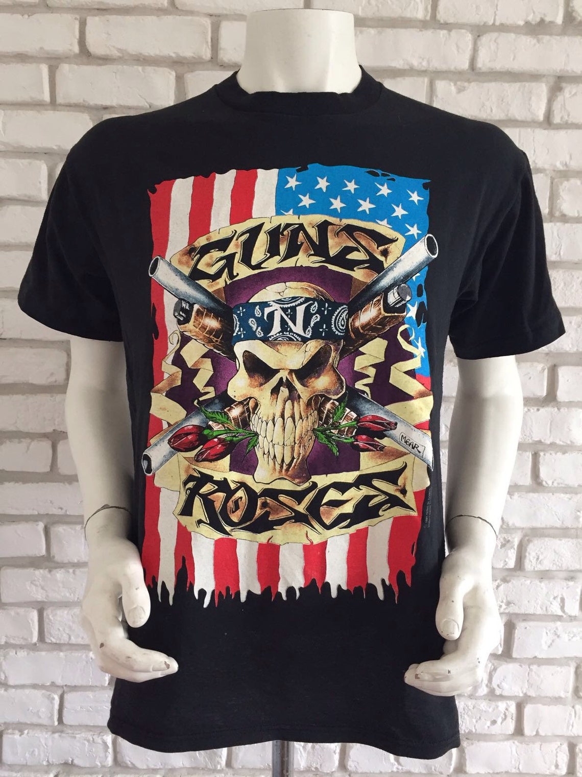 1991 Vintage Guns N Roses Tour Shirt - Etsy