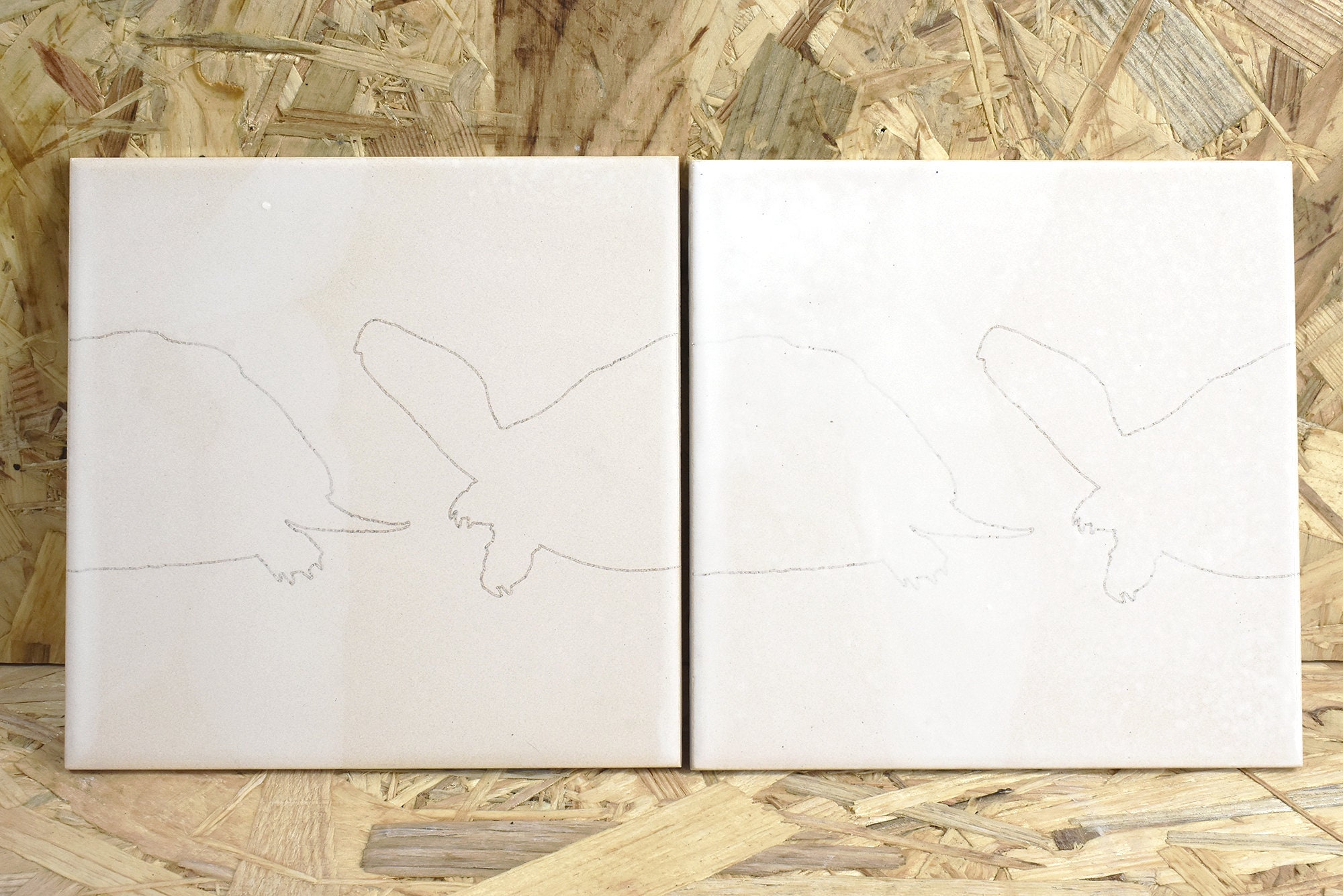 Laser Engraving of Tortoise on Standard Tile, Use as Coaster Decoration ...