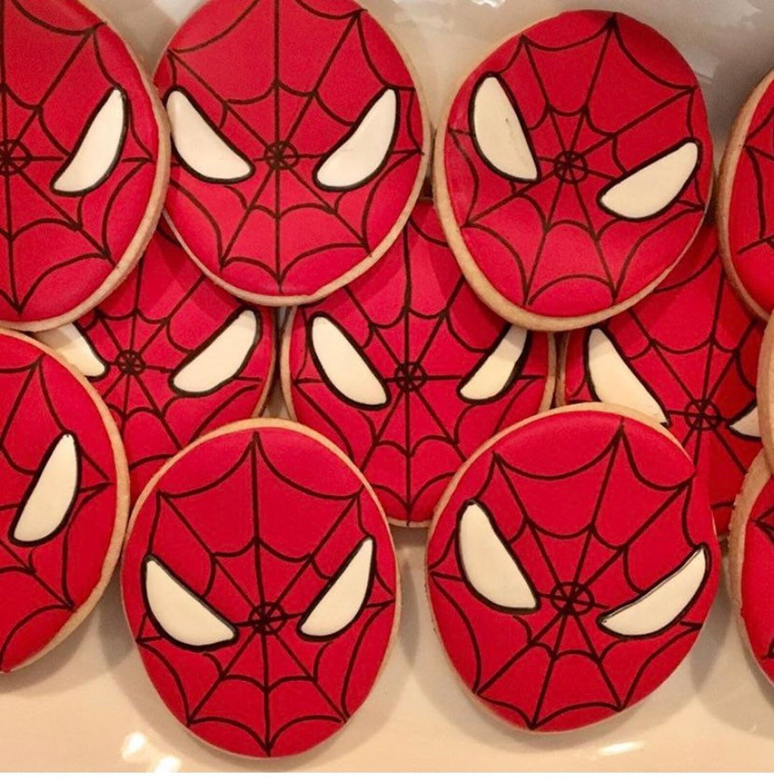 Spiderman Cookies - Etsy