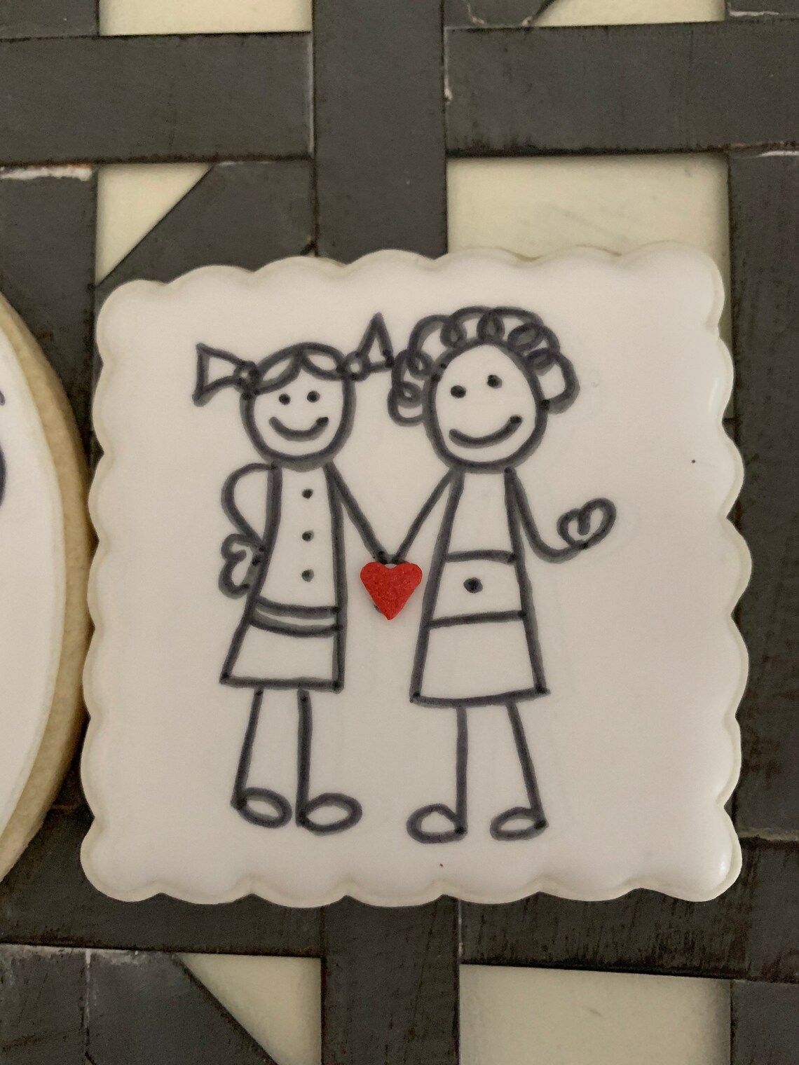 Miss You/best Friend Cookies | Etsy