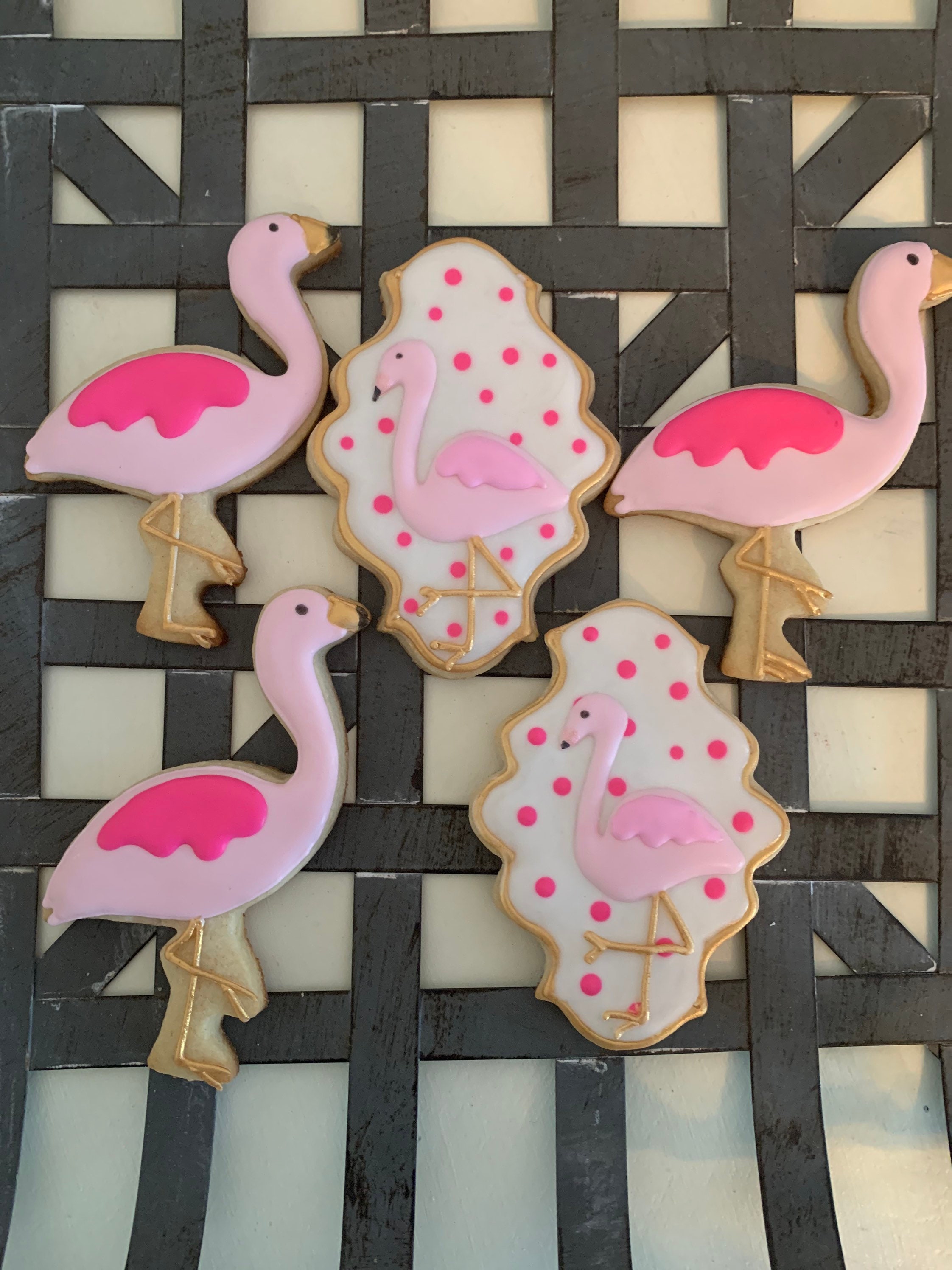 Flamingo Cookies | Etsy
